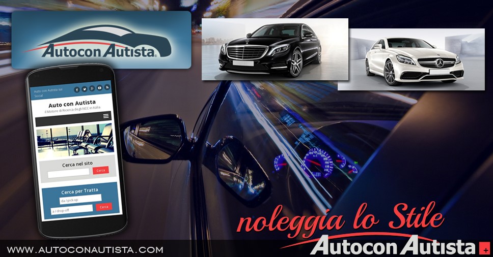 Auto con Autista | Noleggio con conducente NCC in tutta Italia